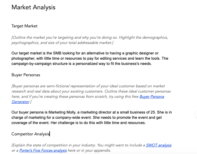 How To Write An Ecommerce Business Plan Examples Template Le Chat 